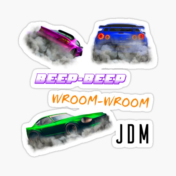 "JDM Nissan car sticker pack" Sticker for Sale by WonderArtwork | Redbubble