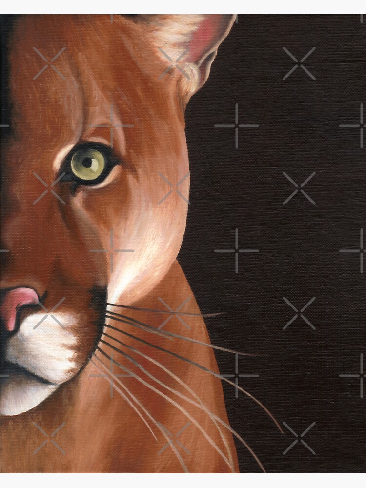 "Puma face" Sticker by savousepate | Redbubble