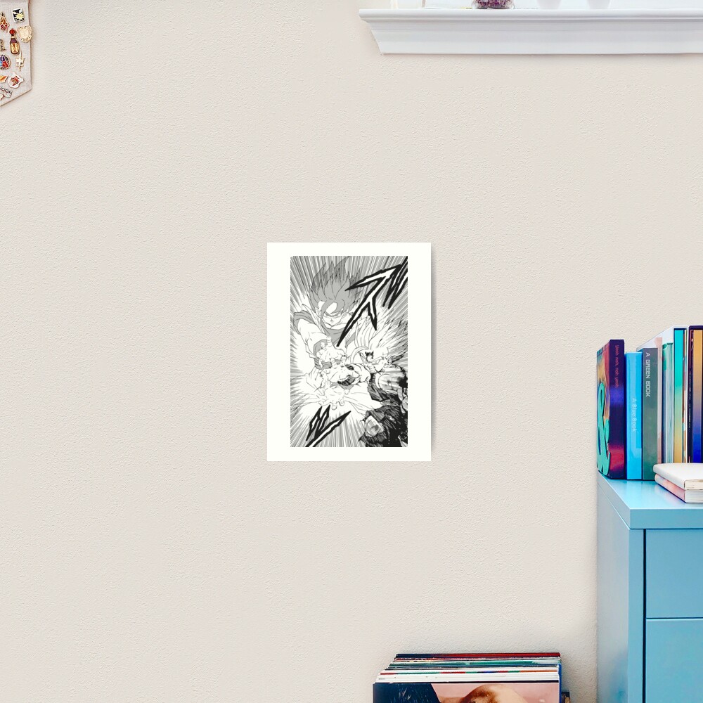 Impression artistique « Dragon Ball Z Father Son Kamehameha Goku et ...