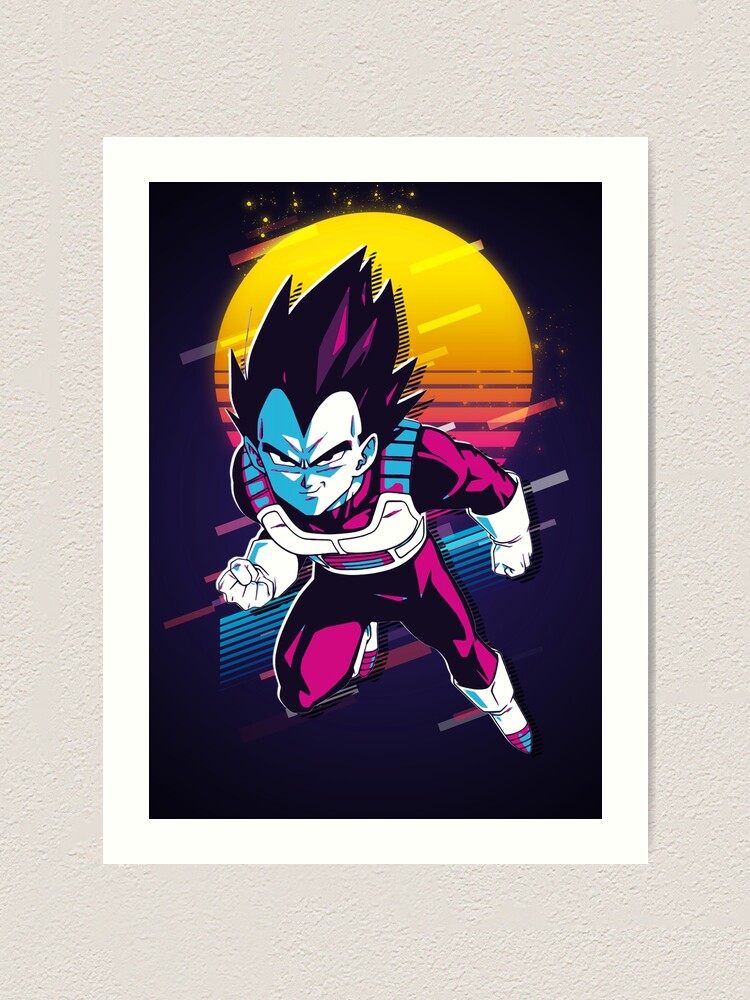 "Dragon Ball - Vegeta *80s retro*" Art Print for Sale by MyRetroArt ...