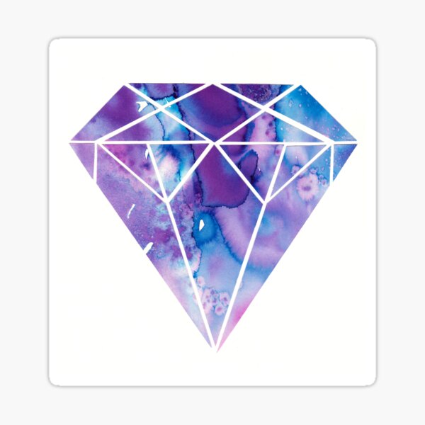 "Blue Diamond" Sticker for Sale by Munroller | Redbubble