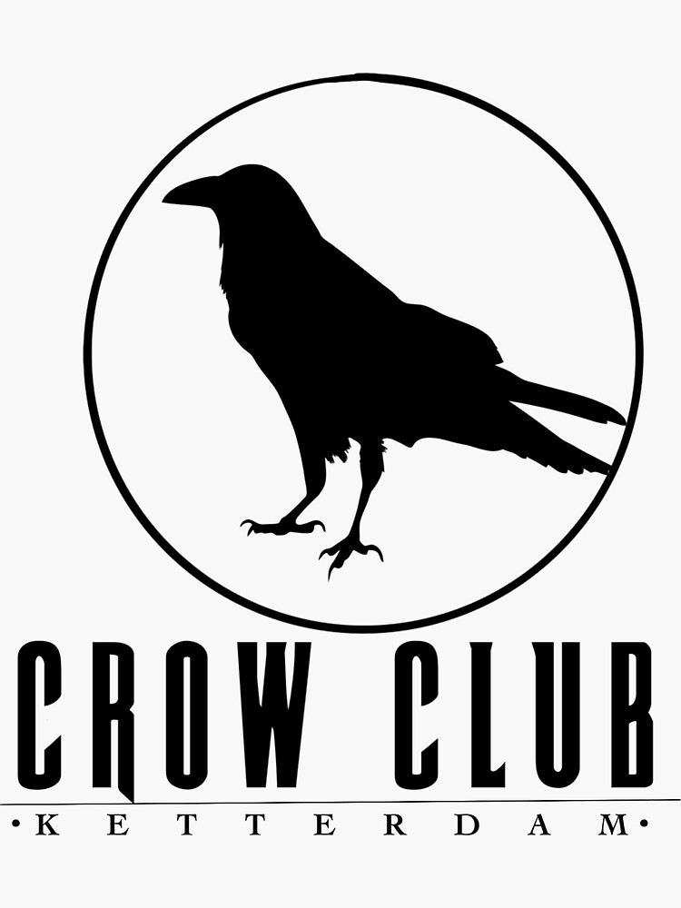 "Crow Club, Ketterdam design " Sticker by Skoodl | Redbubble