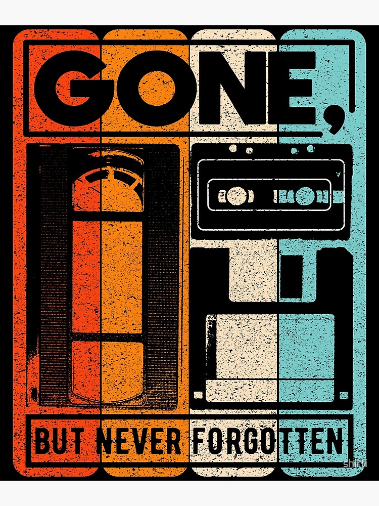 "Never Forget Floppy Disk - 70s 80s 90s Vintage old Never Forget Floppy ...
