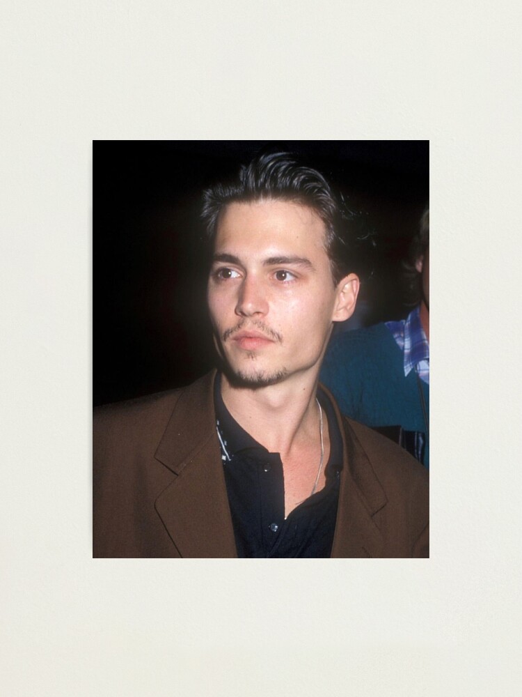 "90s Johnny Depp Aesthetic" Photographic Print by Freshfroot | Redbubble