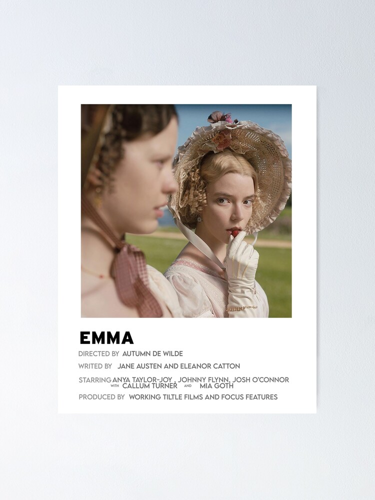 "Emma Minimalist Poster" Poster by julietagz | Redbubble