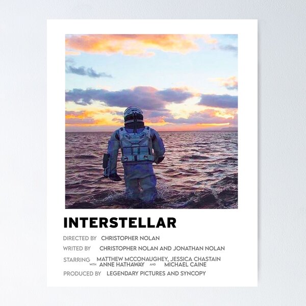 "Minimalist Interstellar Poster" Poster by julietagz | Redbubble