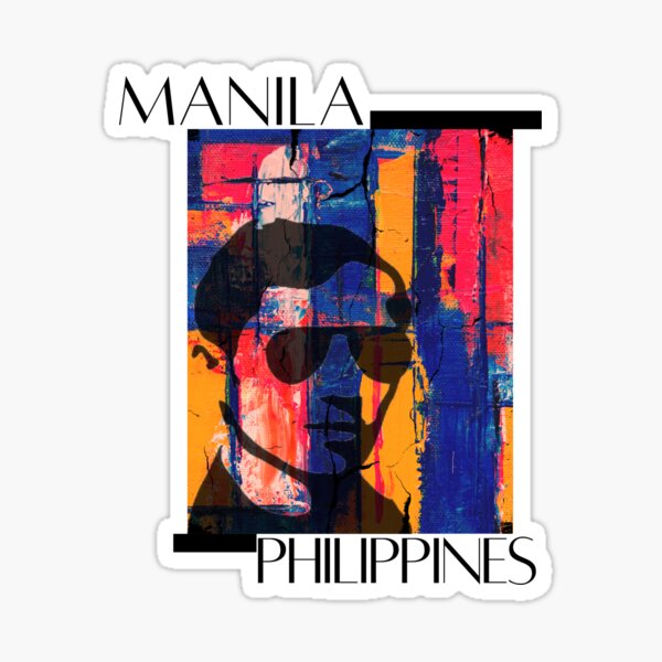 "Rizal on Canvas" Sticker for Sale by mikoytia | Redbubble