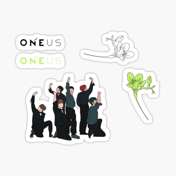 "ONEUS A Song Written Easily Stickers |Kpop Group|" Sticker for Sale by ...