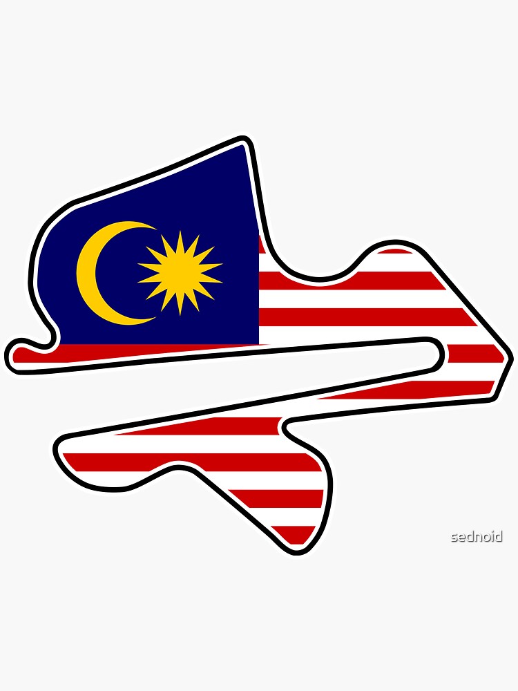"Sepang International Circuit [flag]" Sticker for Sale by sednoid ...