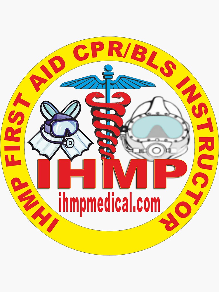 "IHMP CPR/BLS Instructor" Sticker by itda-store | Redbubble
