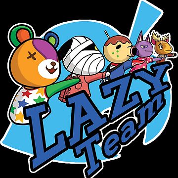 "Lazy Team" Sticker for Sale by GamesRockDesign | Redbubble