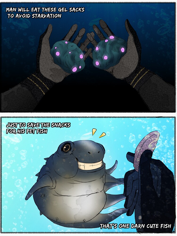 "Cuddle fish snacks" Sticker for Sale by Smafaldda | Redbubble