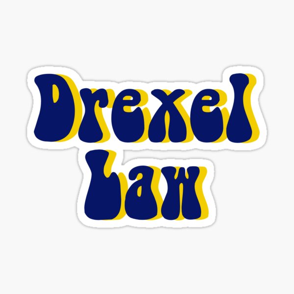 "Drexel Law" Sticker for Sale by eammmmmm | Redbubble