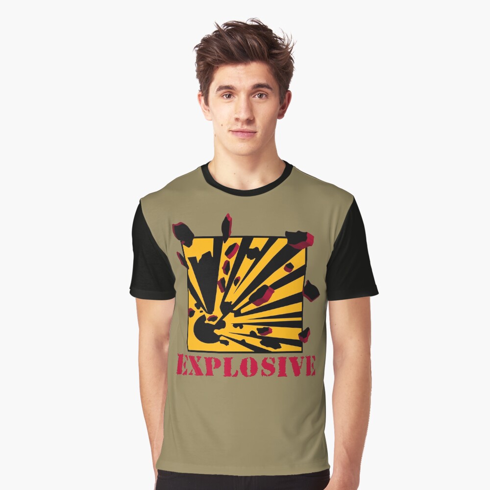 "Explosive Bomb Explosion in 3D" Sticker for Sale by MultistorieDog ...