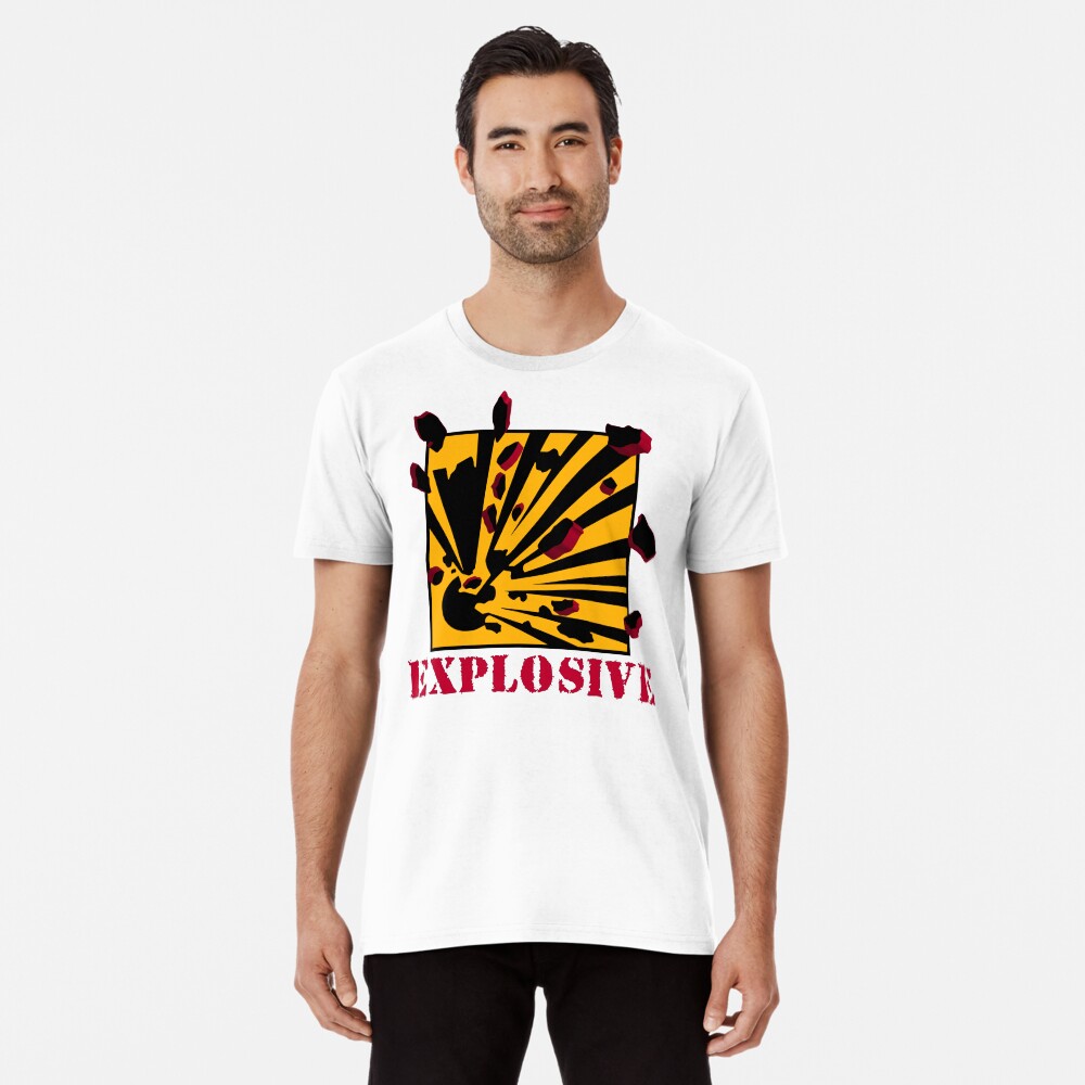 "Explosive Bomb Explosion in 3D" Sticker for Sale by MultistorieDog ...