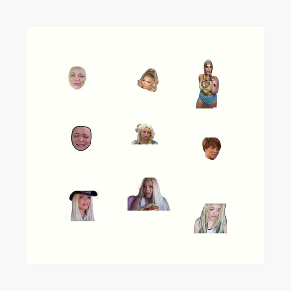 "trisha paytas sticker pack" Art Print for Sale by kawaii-customs ...