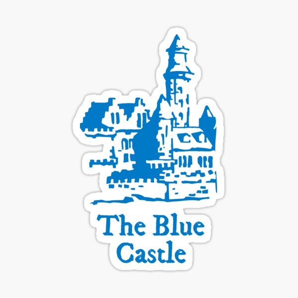 "The Blue Castle by L. M. Montgomery" Sticker for Sale by BookishAgnese ...
