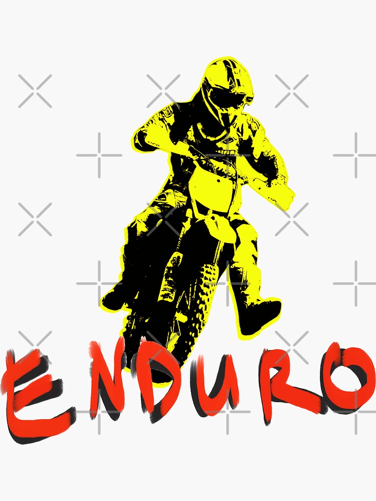 "Enduro" Sticker by freaks13 | Redbubble