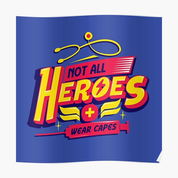 Poster « Tous les héros ne portent pas de capes | ,Citations sur le ...