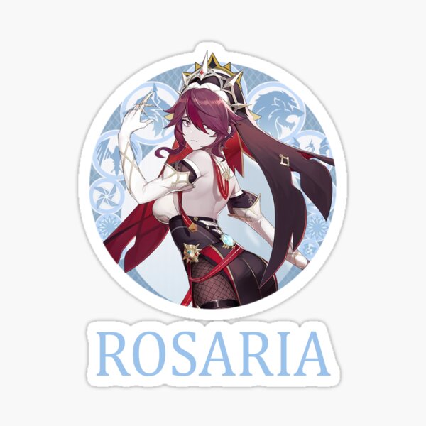 "Genshin Impact - Rosaria Cryo Polearm Character" Sticker for Sale by ...