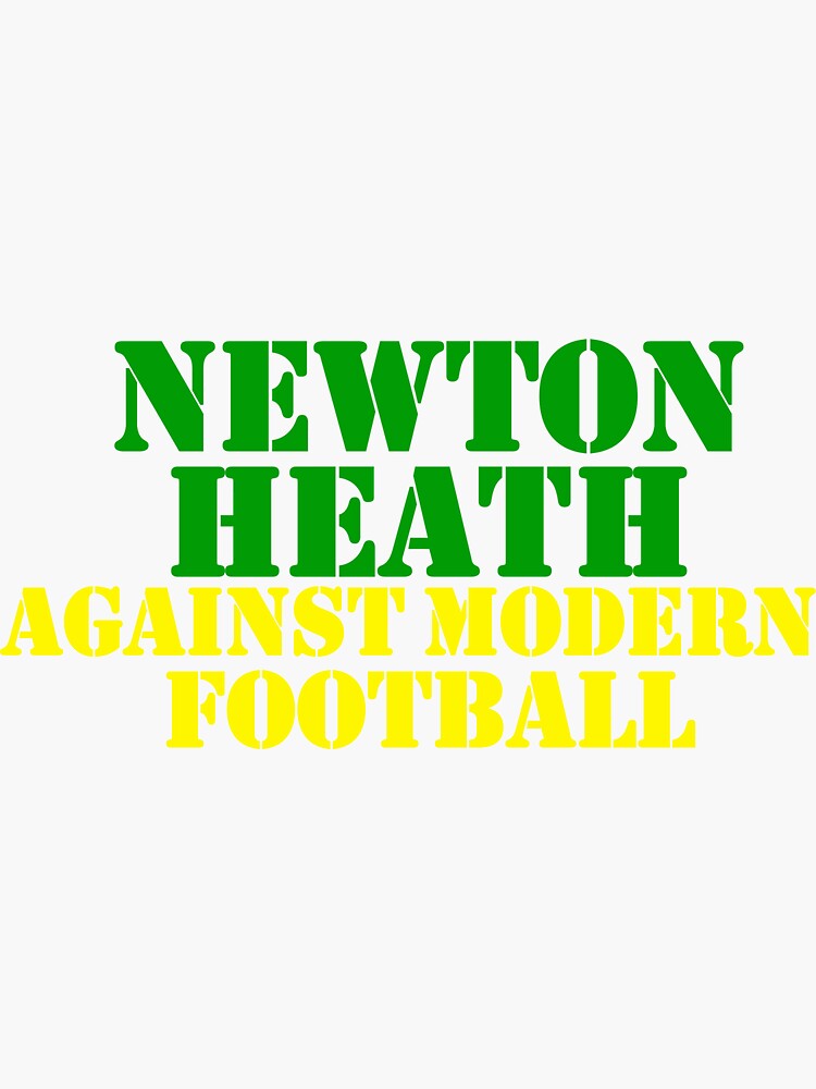 "Newton Heath" Sticker by n1kolas | Redbubble