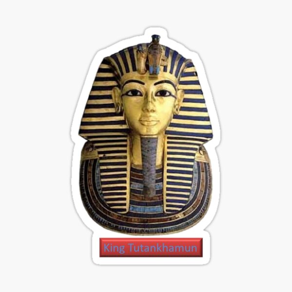 "King Tutankhamun" Sticker for Sale by Essco1 | Redbubble