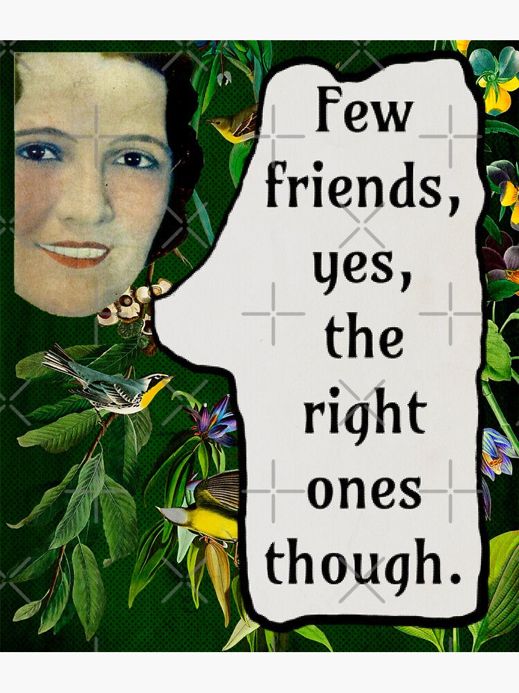 "Few friends | Retro | Vintage" Sticker by spinolator | Redbubble