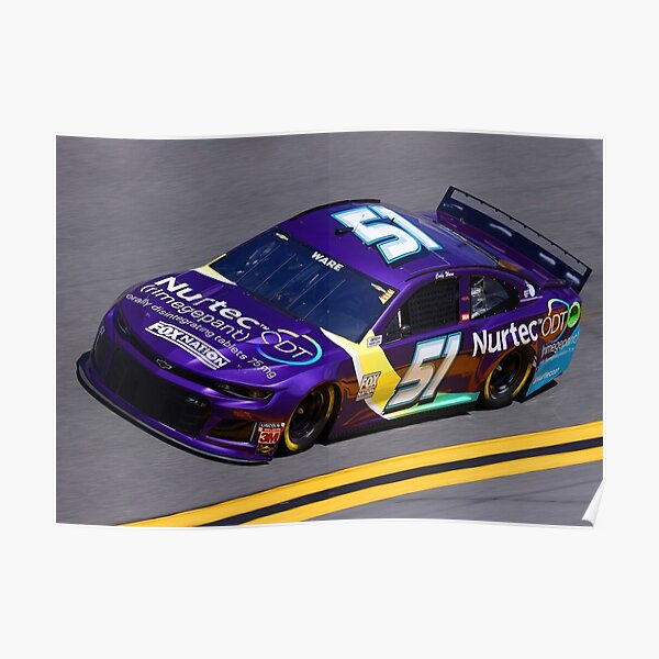"Cody Ware racing his 2021 nascar racecar" Poster by Therod | Redbubble