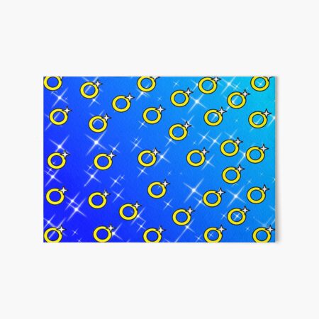"Sonic the Hedgehog Rings Sparkle" Art Board Print for Sale by ...