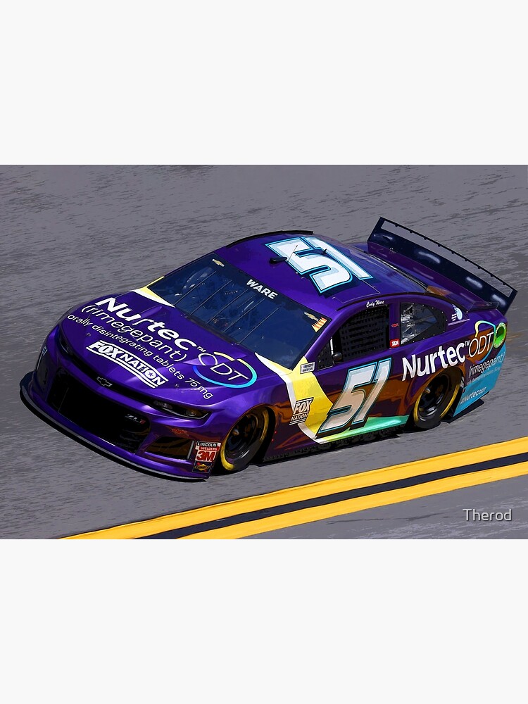 "Cody Ware racing his 2021 nascar racecar abstract" Poster by Therod ...