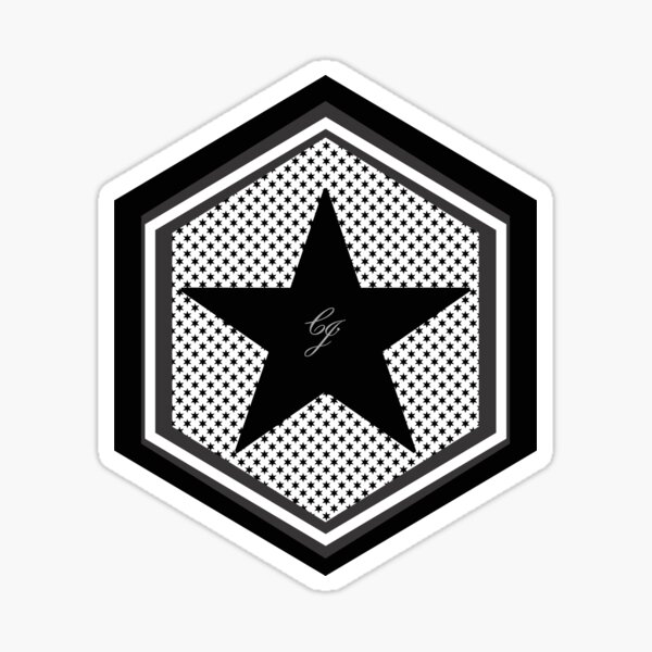 "Star Hex" Sticker for Sale by CharlieArt6 | Redbubble