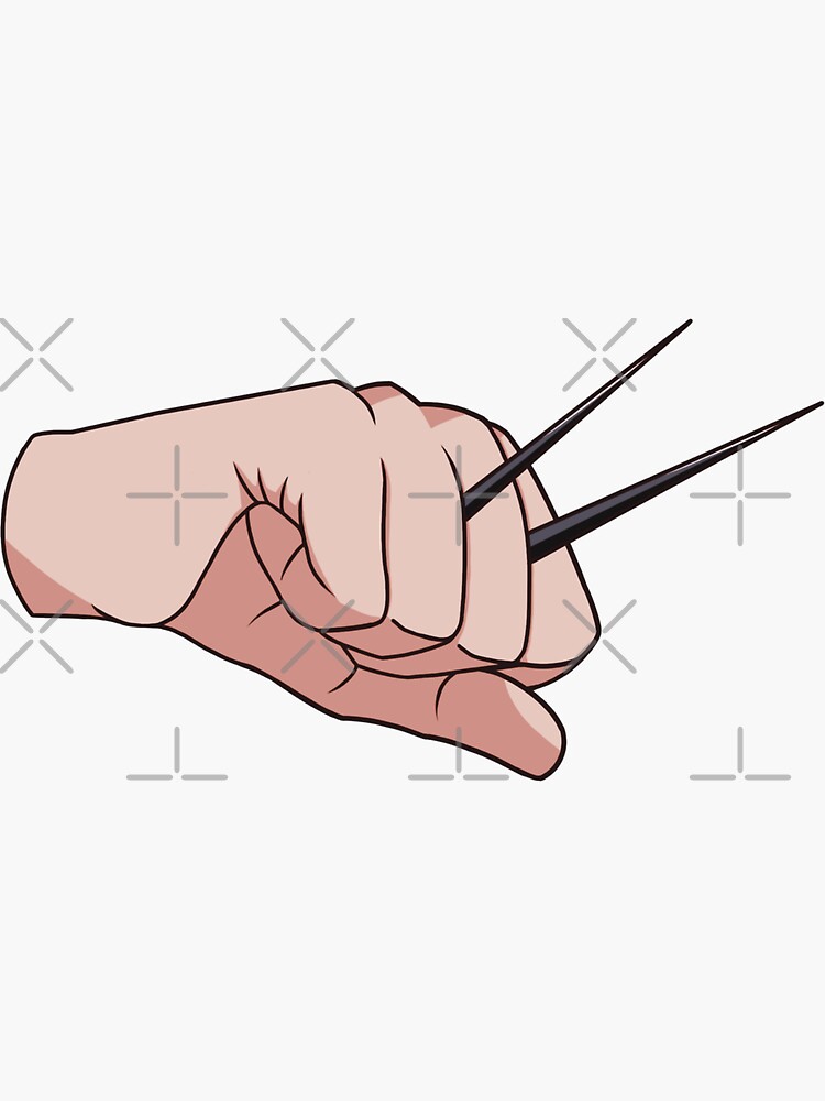 "Nobara Kugisaki hand" Sticker for Sale by kiikami | Redbubble