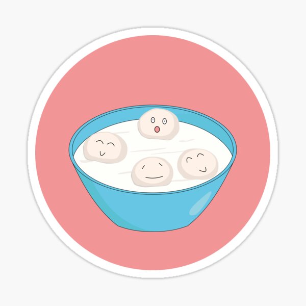 "Scared dumpling" Sticker for Sale by Tangmu | Redbubble