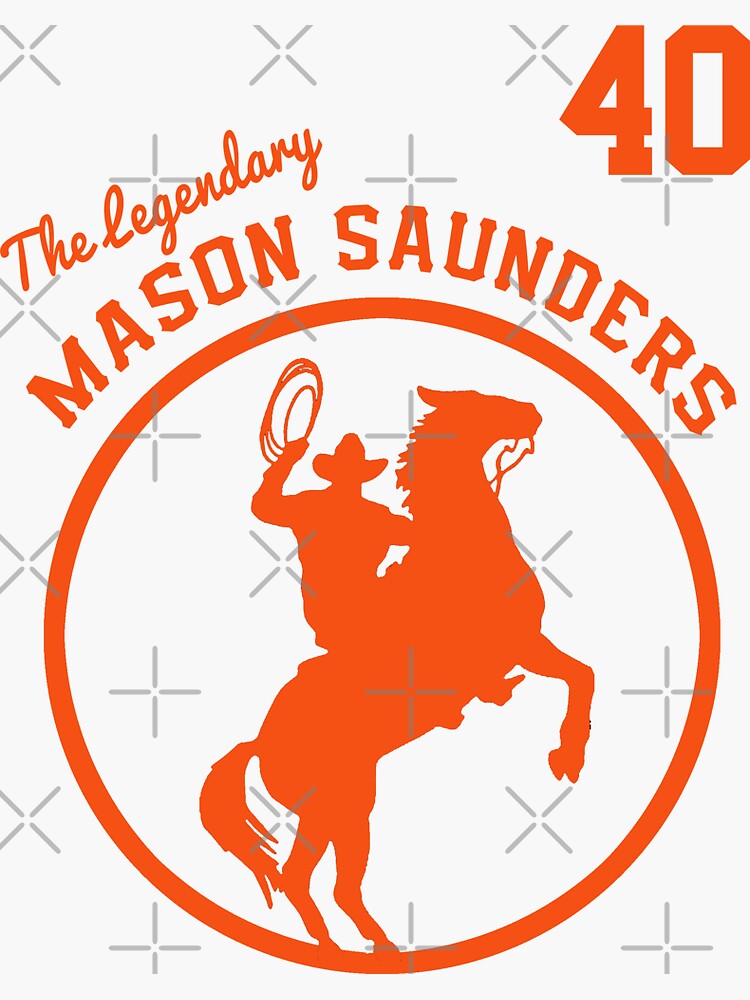 "The Legendary Mason Saunders 40" Sticker for Sale by olliefu | Redbubble