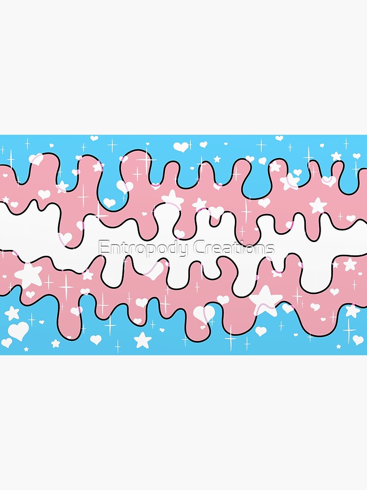 "Sparkle Trans Pride Flag" Poster by Seaotter9000 | Redbubble