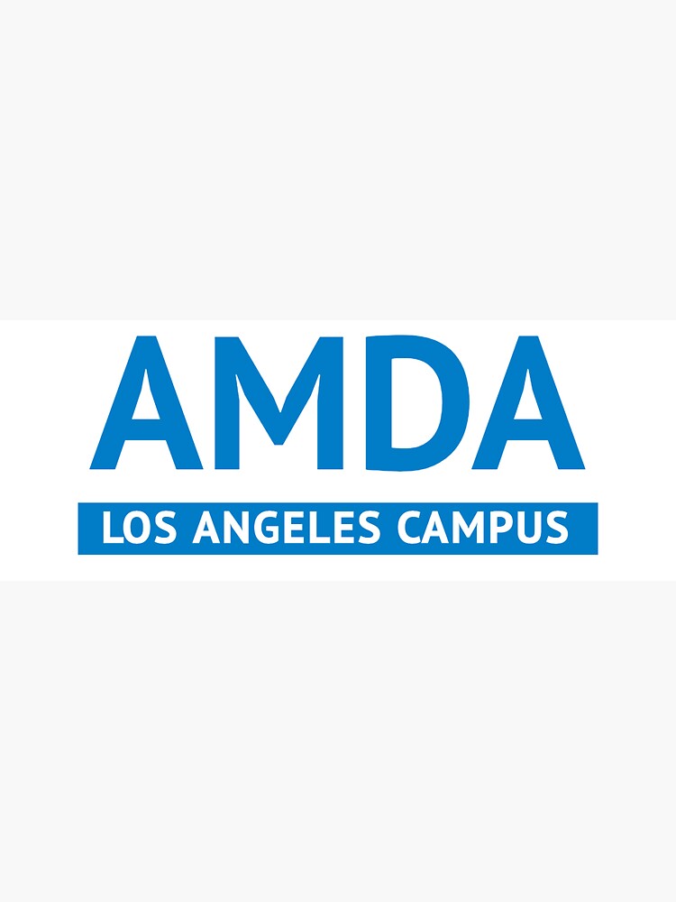 "AMDA LA" Sticker for Sale by haychis | Redbubble