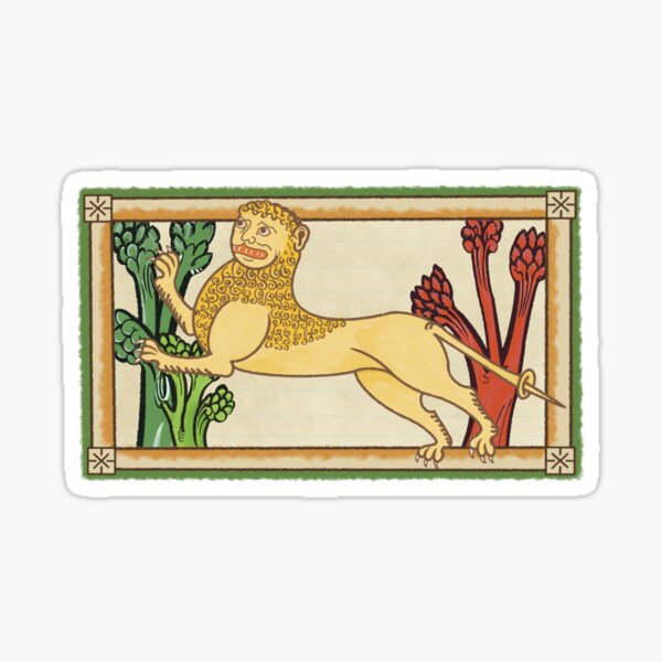 "Manticore Banner" Sticker for Sale by Chimerillaneous | Redbubble