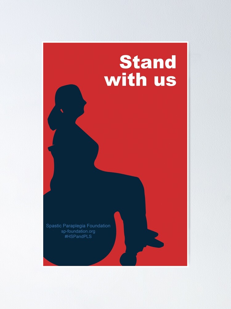 "Stand With Us (Female)" Poster for Sale by SpasticWorld | Redbubble