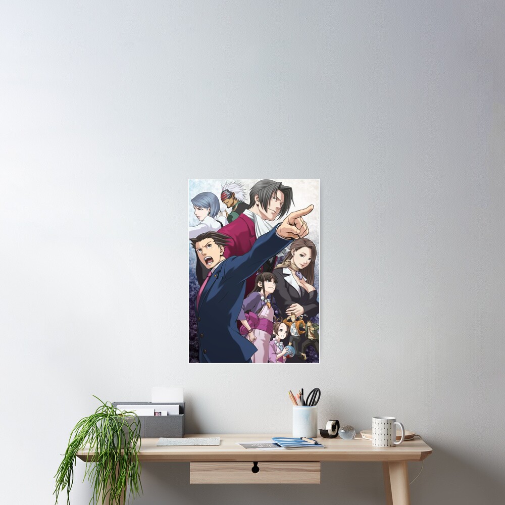 "Ace Attorney Poster" Poster for Sale by Alexfanet | Redbubble