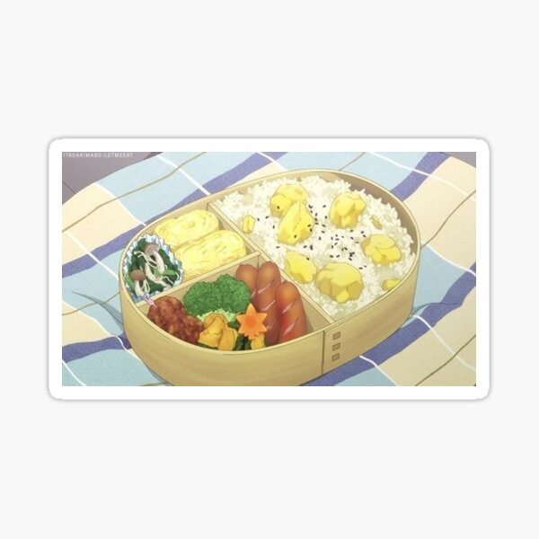 "Anime bento" Sticker for Sale by S2Hdesigns | Redbubble