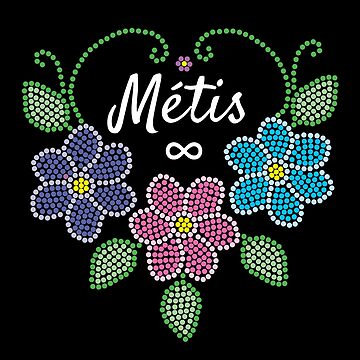 "Metis beaded flowers " Art Board Print for Sale by LovetannCreate ...