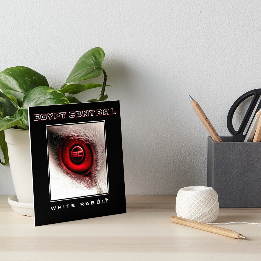 "Egypt Central: White Rabbit (Alternate Art)" Art Board Print by ...