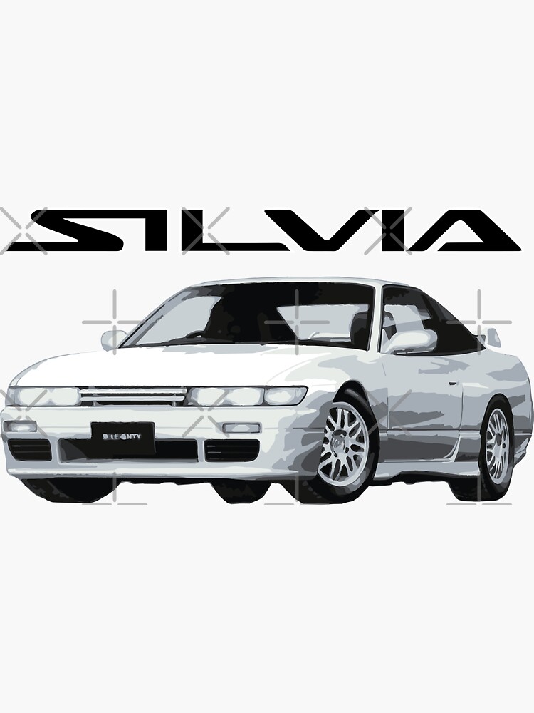 "nissan S13 sileighty s13 K'S INITIAL D 180SX " Sticker for Sale by ...