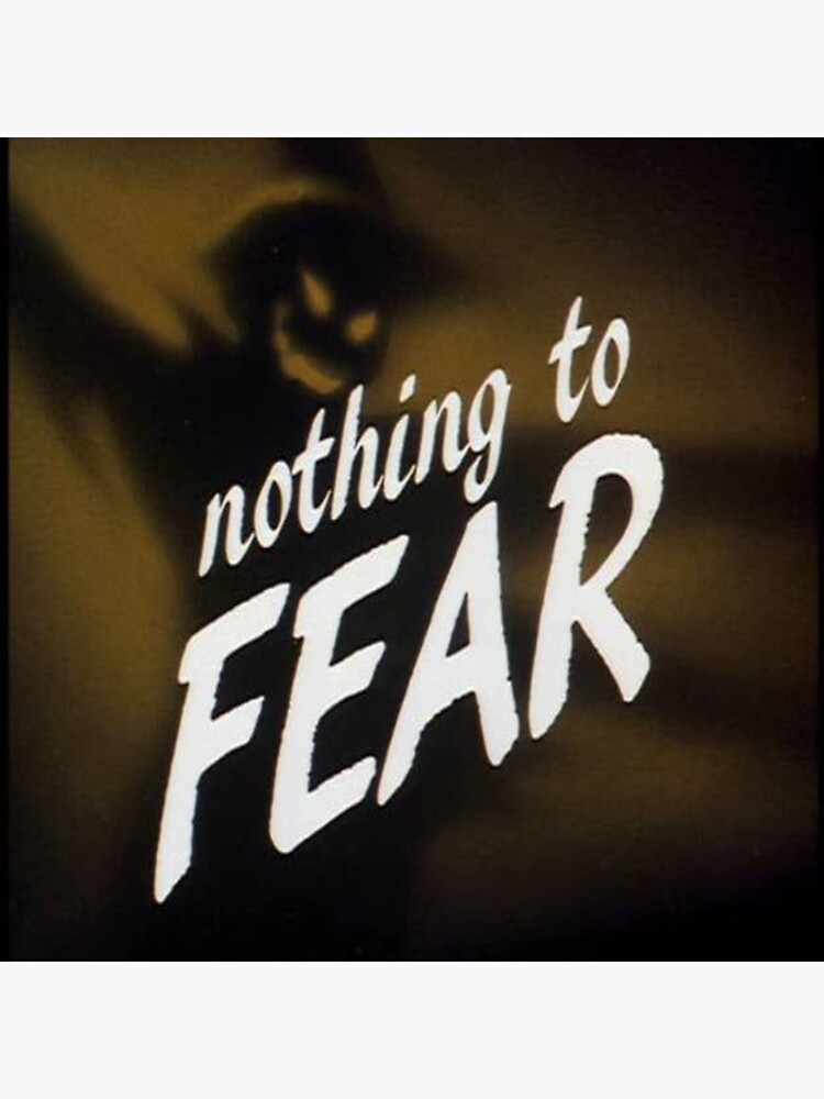 "nothing to FEAR" Sticker for Sale by timetodieoldman | Redbubble