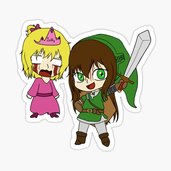 Creepypasta Sally Chibi Sticker For Sale By Morgen41 Redbubble