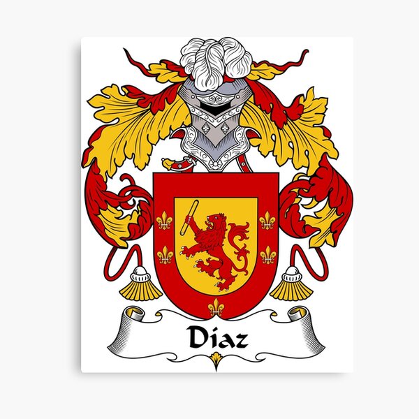 "Diaz Coat of Arms/Family Crest" Canvas Print by carpediem6655 | Redbubble