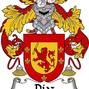 "Diaz Coat of Arms/Family Crest" Sticker for Sale by William Martin ...