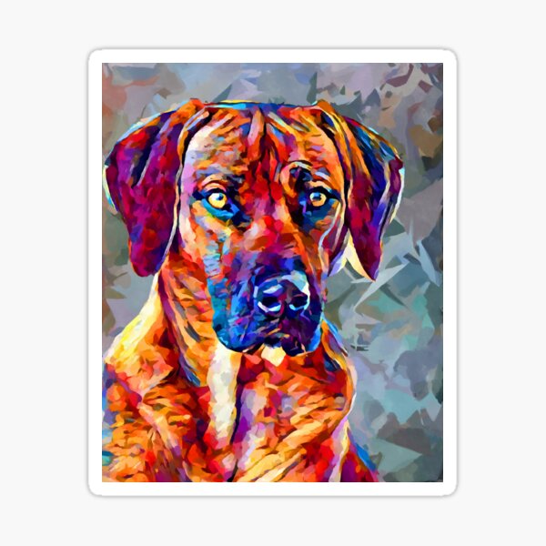 "Rhodesian Ridgeback" Sticker for Sale by ChrisButler | Redbubble
