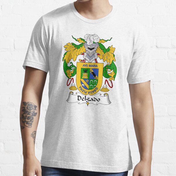 "Delgado Coat of Arms/Family Crest" T-shirt for Sale by carpediem6655 ...