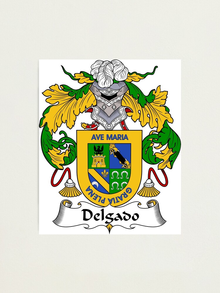 Lámina fotográfica «Escudo del escudo / de la familia de Delgado» de ...